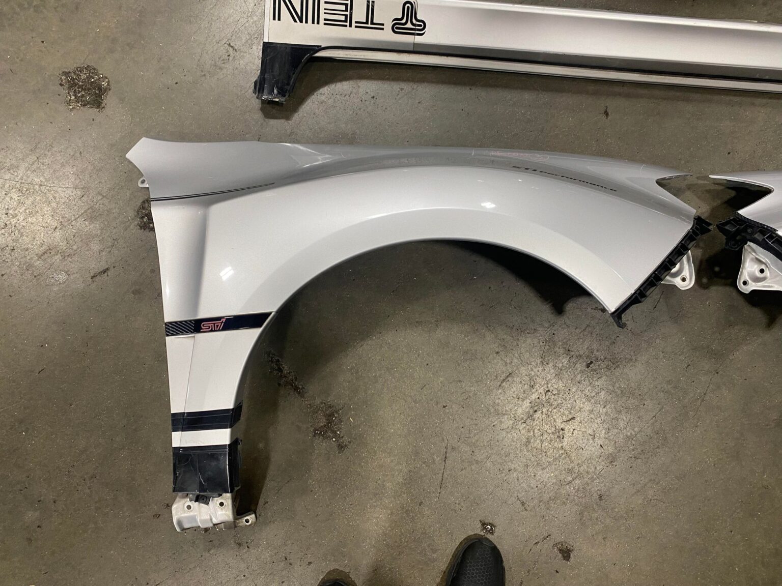 JDM SUBARU FRONT CLIP JDM STI GRF COMPLETE FRONT END CONVERSION 2008 ...
