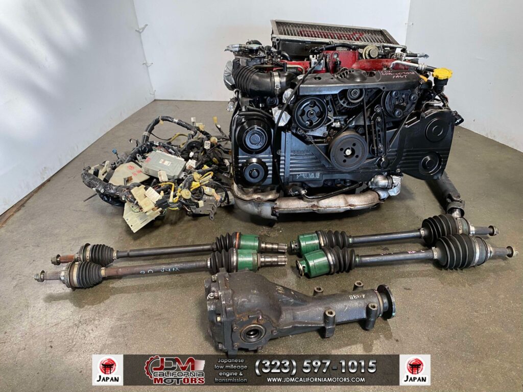 Jdm Wrx Sti Version 7 GDB Ej207 Turbo 2.0L Engine And 6 Speed Manual ...